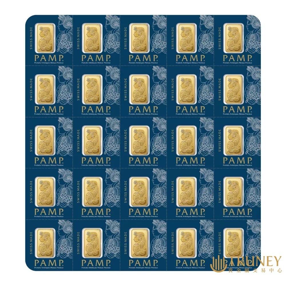 【TRUNEY貴金屬】瑞士PAMP MULTIGRAM+25 金條1公克 * 25片 / 約 0.266台錢 | 蝦皮購物