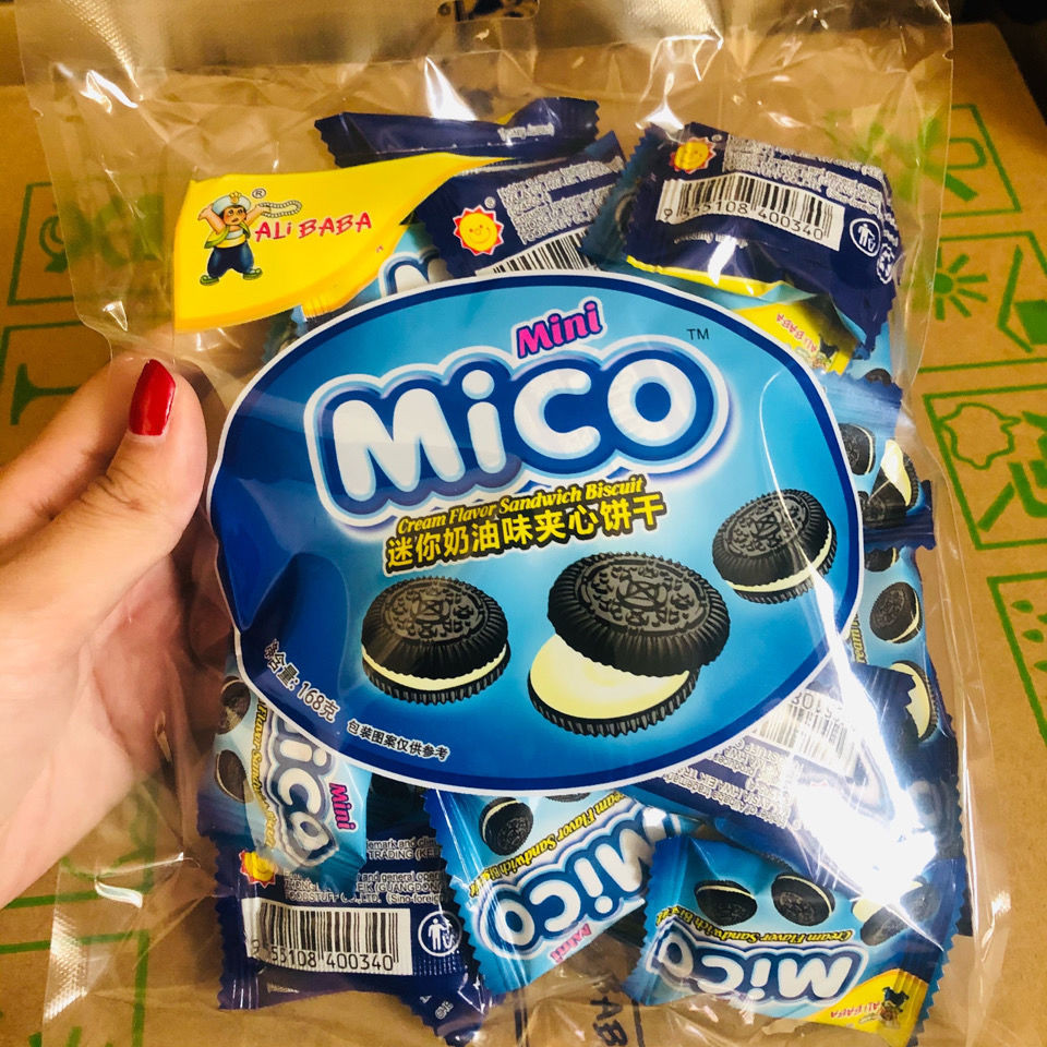 新品特惠 正品mico巧剋力夾心餅乾mini奧獨立包裝小黑餅擺盤零食 | 蝦皮購物