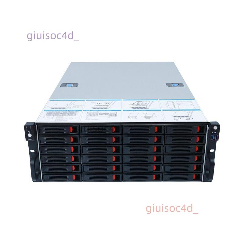 4U 24盤位熱插拔NAS多硬盤云數據IPFS存儲網絡服務器主機箱機架式 | 蝦皮購物