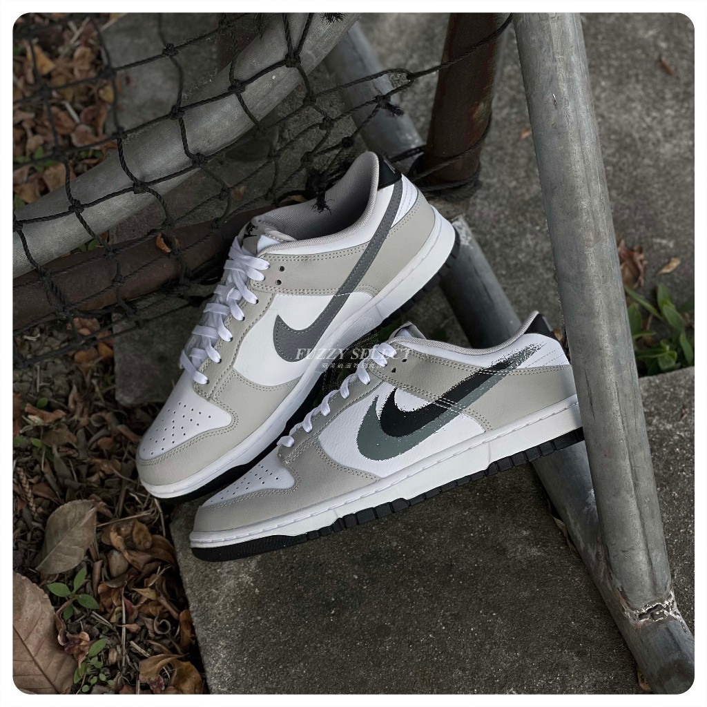 【T.Y】Nike Dunk Low Spray Paint 噴漆 雙勾 灰白 FD0661-100 | 蝦皮購物