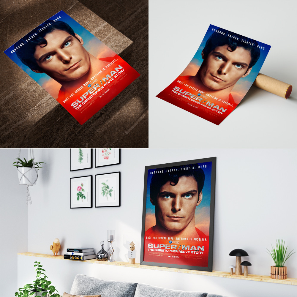 超人：克里斯多夫李維的故事 A2 A3+ A4電影海報周邊多款 Super/Man Christopher Reeve | 蝦皮購物