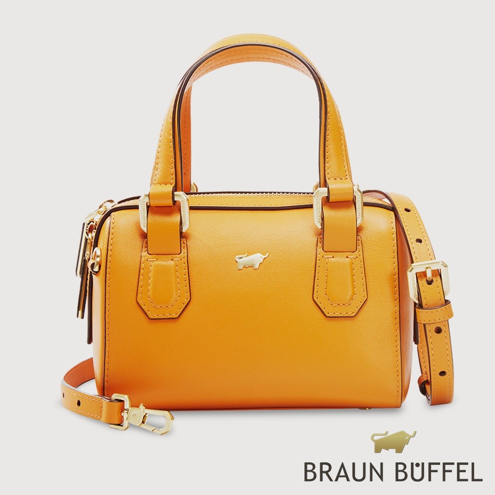 【BRAUN BUFFEL 德國小金牛】台灣總代理 科蘿-A 斜背包-日晷黃/BF834-36-SD | 蝦皮購物