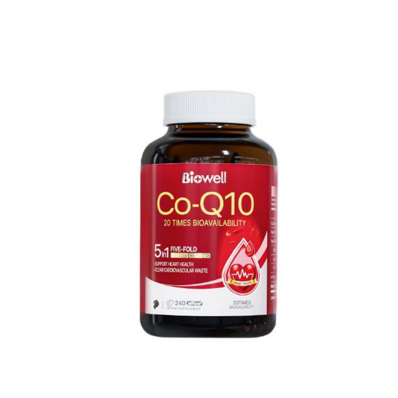 【正品代購】新加坡Biowell 高濃縮輔酶Q10 5閤一軟膠囊 高含量 240粒 | 蝦皮購物