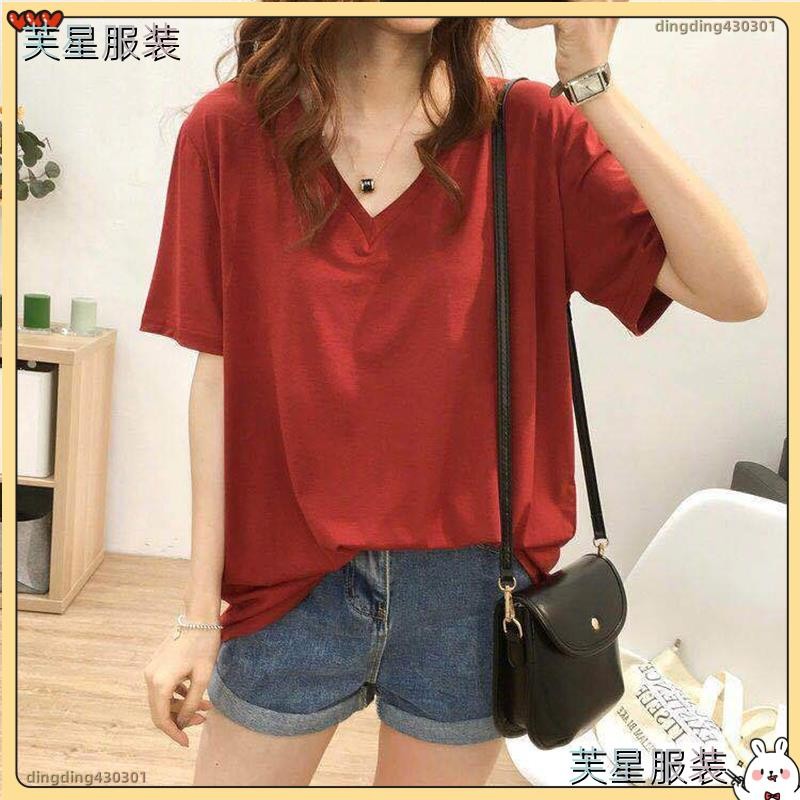 🔥臺灣出貨🔥 【特大尺碼M-5XL 40-150kg】 外貿300斤特大尺碼女裝夏季200加肥短袖T恤女280胖mm | 蝦皮購物