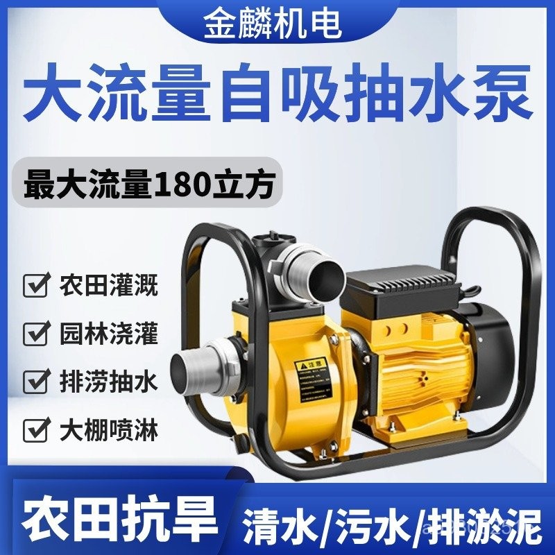 DSU大流量自吸泵CHP高揚程電泵農用灌溉高壓抽水機EWB汙水泥漿泵 RXXY | 蝦皮購物