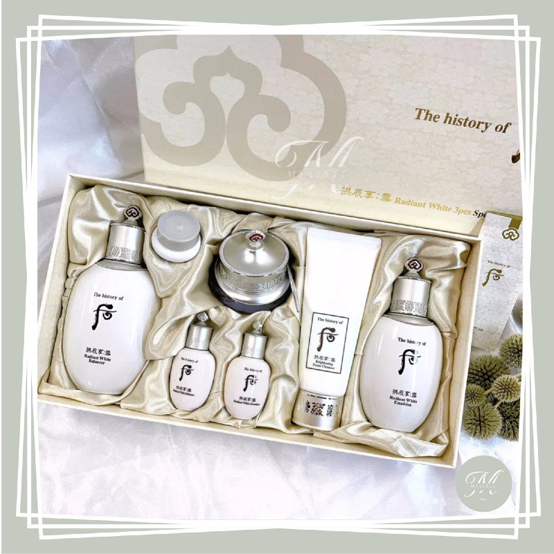 【Mia1855】韓國 最新款 WHOO 后 拱辰享 雪 美白企劃套 美白水乳三件套 美白水乳霜 | 蝦皮購物