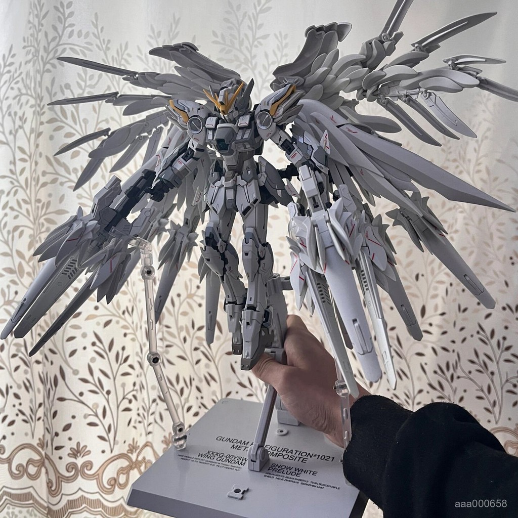 鋼彈 MG1/100 高達模型 大班白雪姬 FIX8827 零式飛翼 1/100 改拚裝模型 機甲 gundam | 蝦皮購物