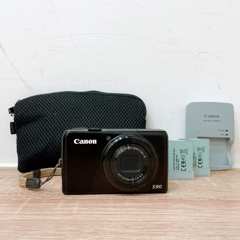 ( 最佳輕便隨身機 ) Canon PowerShot S90 佳能 二手數位相機 林相攝影 保固半年 | 蝦皮購物