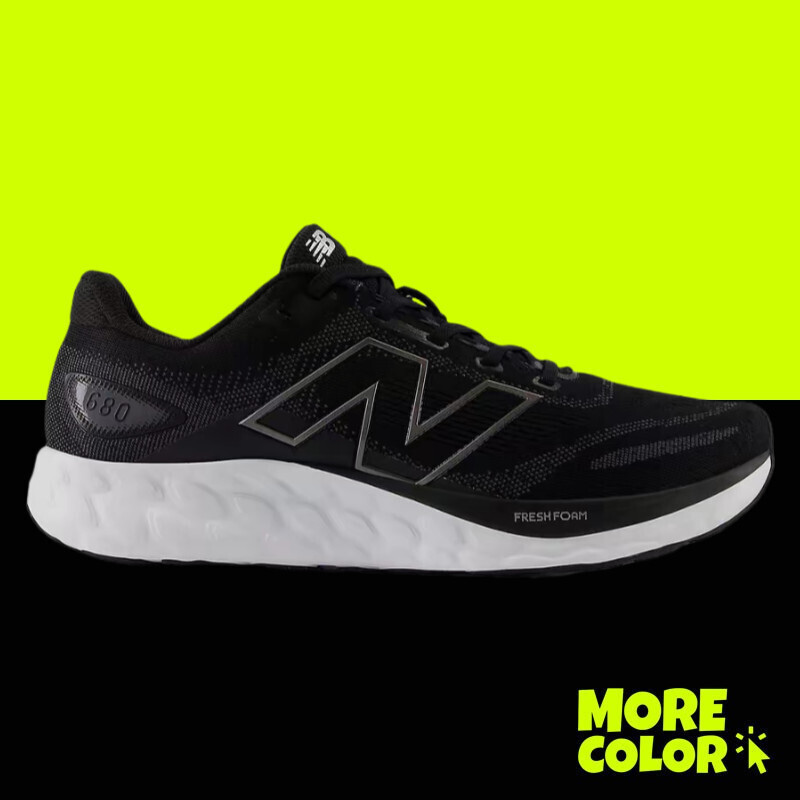 ⑧號 New Balance Fresh Foam 680 V8 慢跑鞋 NB 黑 灰 藍 M680LG8/LK8 | 蝦皮購物