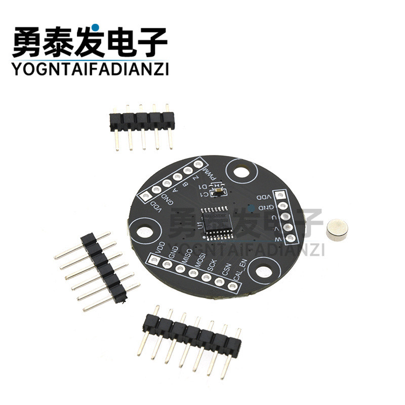 【開統編】MT6826S 高精度高速磁性編碼器磁感應角度測量傳感器模塊ABZ UVW | 蝦皮購物