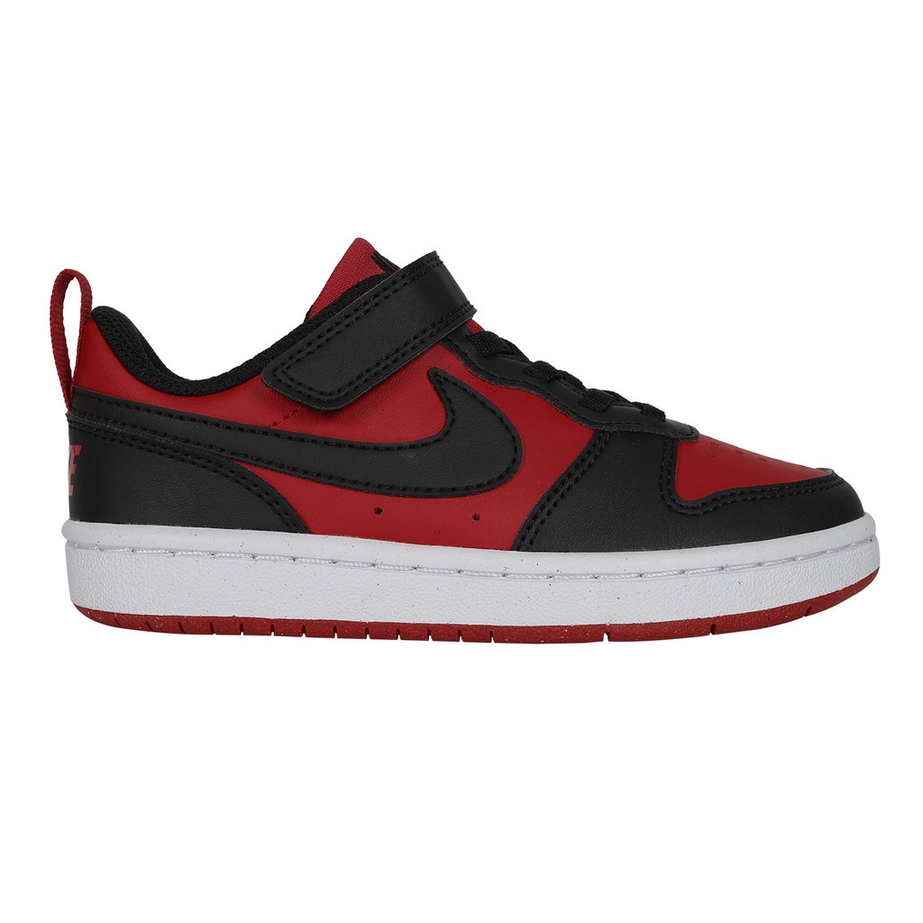 NIKE COURT BOROUGH LOW RECRAFT PS 男大童運動鞋「DV5457-600」 黑紅 | 蝦皮購物
