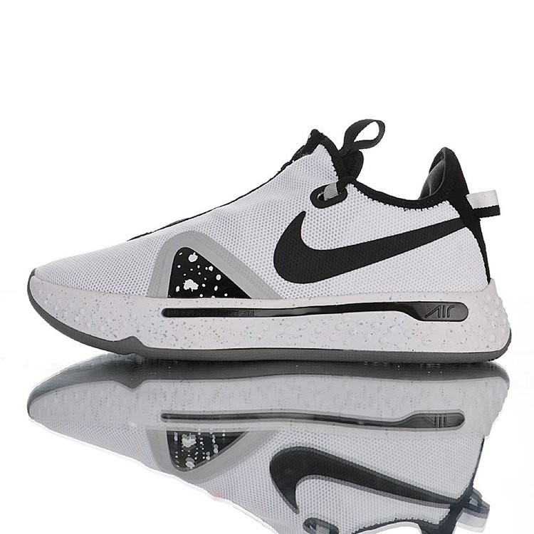NIKE PG4 EP OREO 全掌氣墊 大網面 超透氣 緩震 男生藍球鞋 白黑潑墨 CD5082-100 | 蝦皮購物