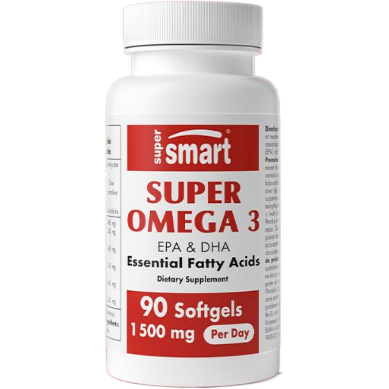 SuperSmart超級Omega3小粒 深海高純度 DHA濃縮TGN型魚油EPA | 蝦皮購物