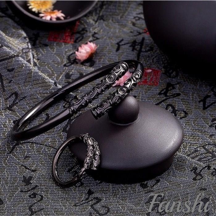 Fanshi｜黑神話悟空緊箍咒手鐲金箍棒男女情侶手環一對手鏈學生送女友刻字 男生手環 手環 手鐲 手鍊男 復古 做舊 | 蝦皮購物