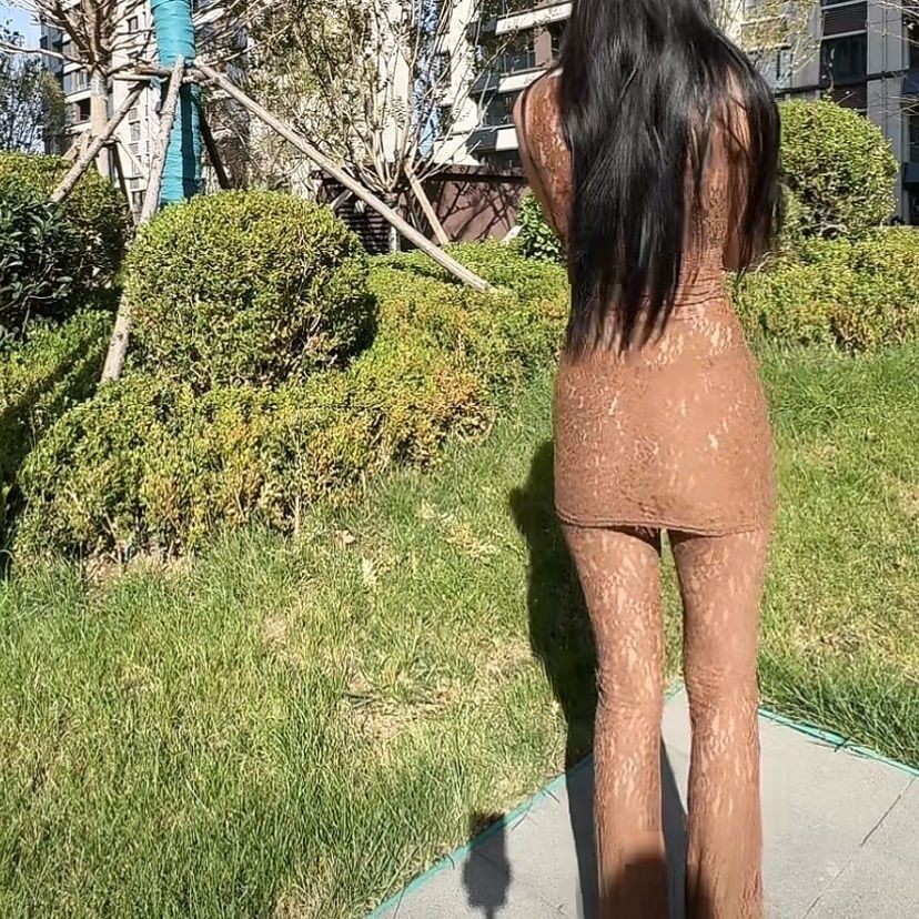 【A軒店】情趣戶外露出 性感辣妹連褲衣 鏤空提花春夏漁網薄款 蕾絲打野透明 戶外任務 戶外情趣【Q026】 | 蝦皮購物