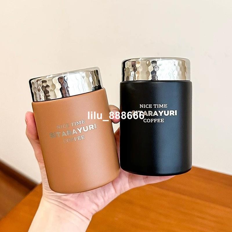 【免運】210ml/420ml 時尚迷你雙層不銹鋼保溫瓶帶 蓋便攜式口袋咖啡茶保溫瓶不倒翁 | 蝦皮購物