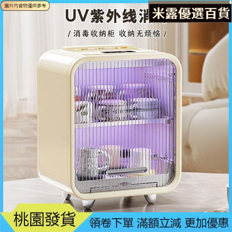 MILU優選 110電壓UV紫外線消毒櫃 桌麵置物架消毒瀝水杯架客廳廚房杯茶具咖啡杯防塵殺菌烘幹收納櫃 | 蝦皮購物
