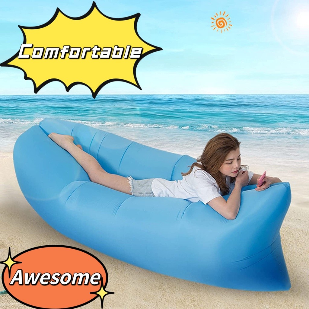 Inflatable Sofa Bed Outdoor Travel Camping Sofa Outdoor Beac | 蝦皮購物