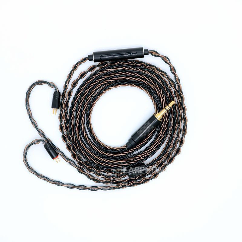 免運 耳機陞級綫 8股單晶銅鍍銀線 帶咪帶麥 可拔插 耳機綫 3.5mm mmcx QDC TFZ 線材 數碼耳機線材 | 蝦皮購物