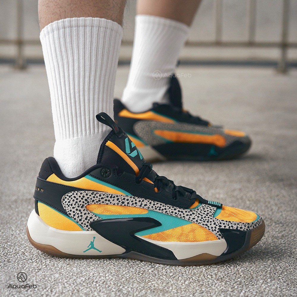 Nike Jordan Luka 2 男 黃綠 豹紋 東77 經典 實戰 訓練 運動 籃球鞋 FQ9046-800 | 蝦皮購物