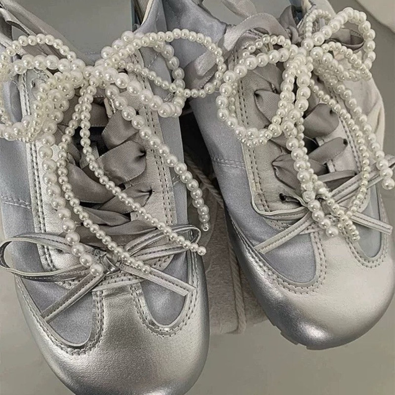 現貨 韓國同款 珍珠蝴蝶結鞋釦 流蘇 時尚 芭蕾舞鞋 小香風 鞋配件 鞋帶 運動鞋 nb samba 帆布鞋 洞洞鞋 | 蝦皮購物