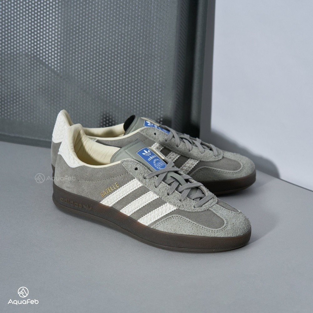 Adidas Originals Gazelle Indoor 男鞋 女鞋 灰色 中性 麂皮 復古 休閒鞋 IF1807 | 蝦皮購物
