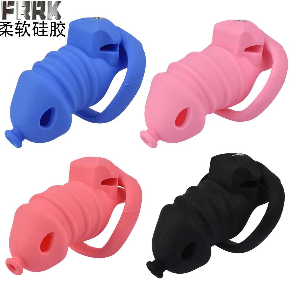 【下標送禮品】FRRK柔軟硅膠貞操鎖男用陰莖束縛控慾防逃脫光滑輕便成人情趣用品 cb鎖 戒 貞操籠 調教 陰莖鎖 | 蝦皮購物
