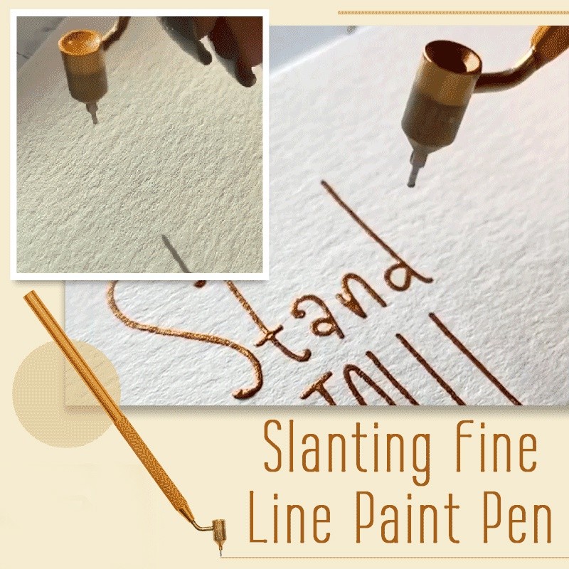 Slanting Fine Line Paint Pen Precision Touch Up Paint For Ro | 蝦皮購物