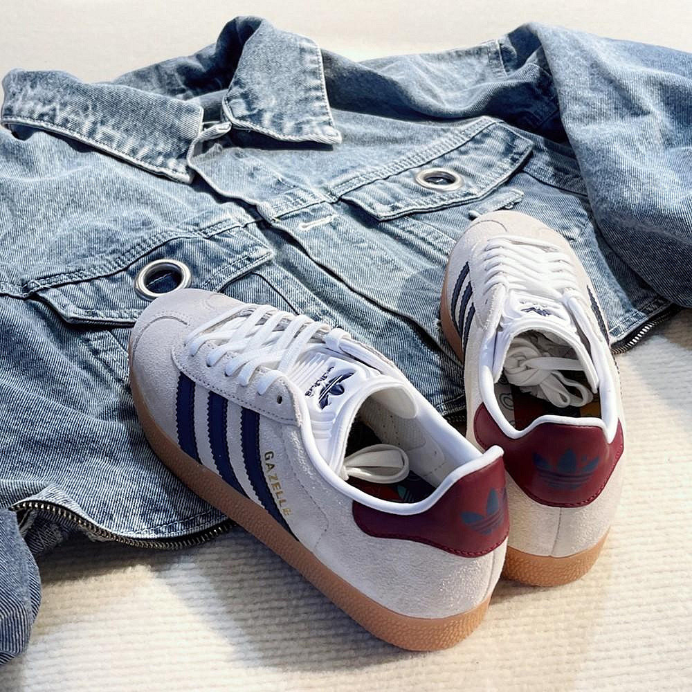 免運 adidas originals Gazelle 低筒 板鞋 米色 IE0546 | 蝦皮購物