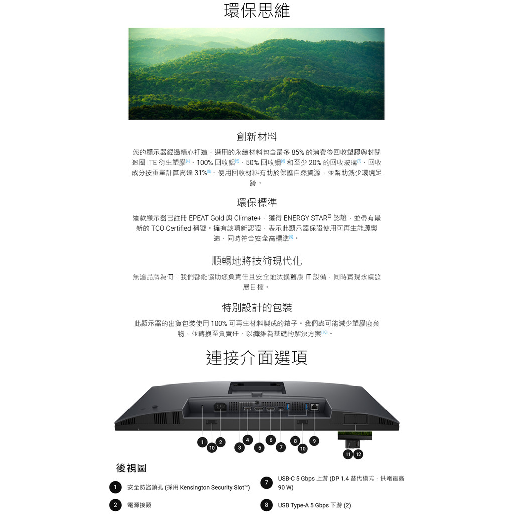 DELL P2725DE 27型 2K 顯示器 IPS 戴爾 DP/HDMI/USB-C 4年保 廠商直送 | 蝦皮購物