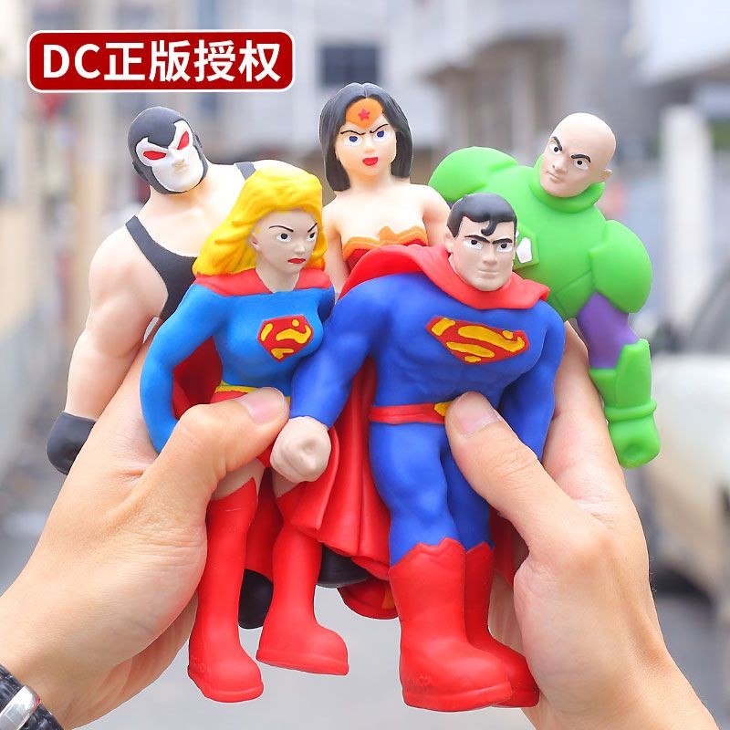華納15.5係列軟膠超級英雄DC蝙蝠俠超人可拉伸盧瑟捏捏樂玩偶玩具 | 蝦皮購物