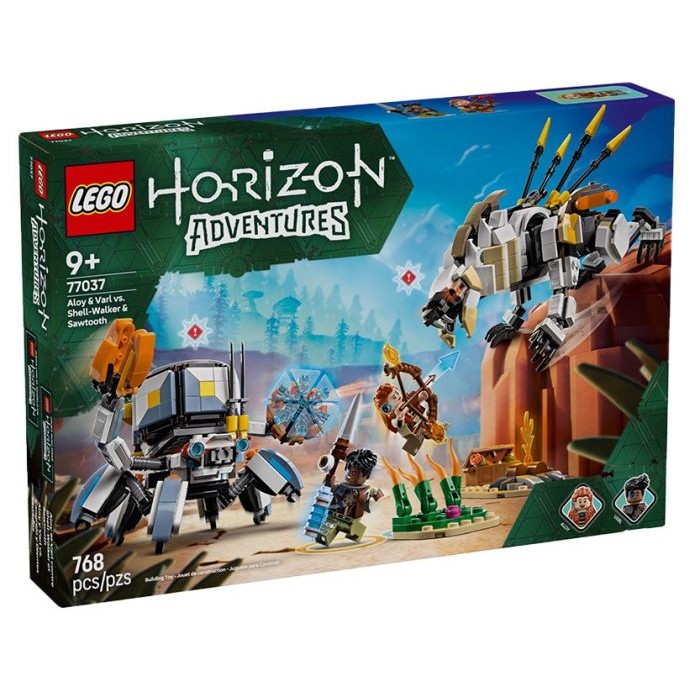 💗芸芸積木💗現貨!! LEGO 77037 亞蘿伊與華爾大戰殼行者和鋸齒獸 地平線系列 | 蝦皮購物