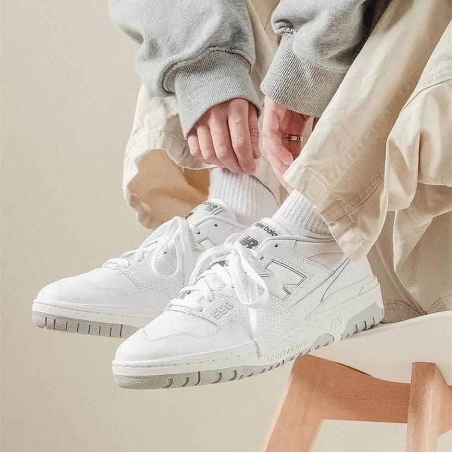 New Balance 550 NB550 IU同款 男女鞋 運動鞋 白灰BB550PB 灰白BB550WTG | 蝦皮購物