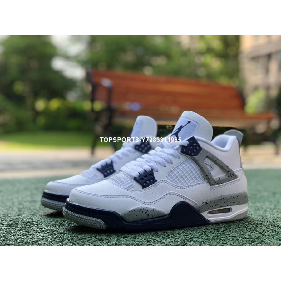 Air Jordan 4“Midnight Navy”海軍藍 白藍 波點 籃球鞋 dh6927-140 | 蝦皮購物