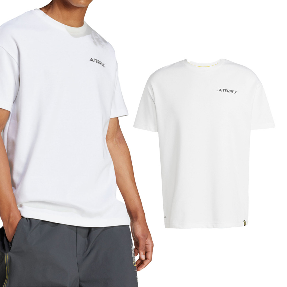 Adidas NG U AR B GFX T 男款 女款 白色 運動 休閒 中性 國家地理 亞規 短袖 JD5956 | 蝦皮購物