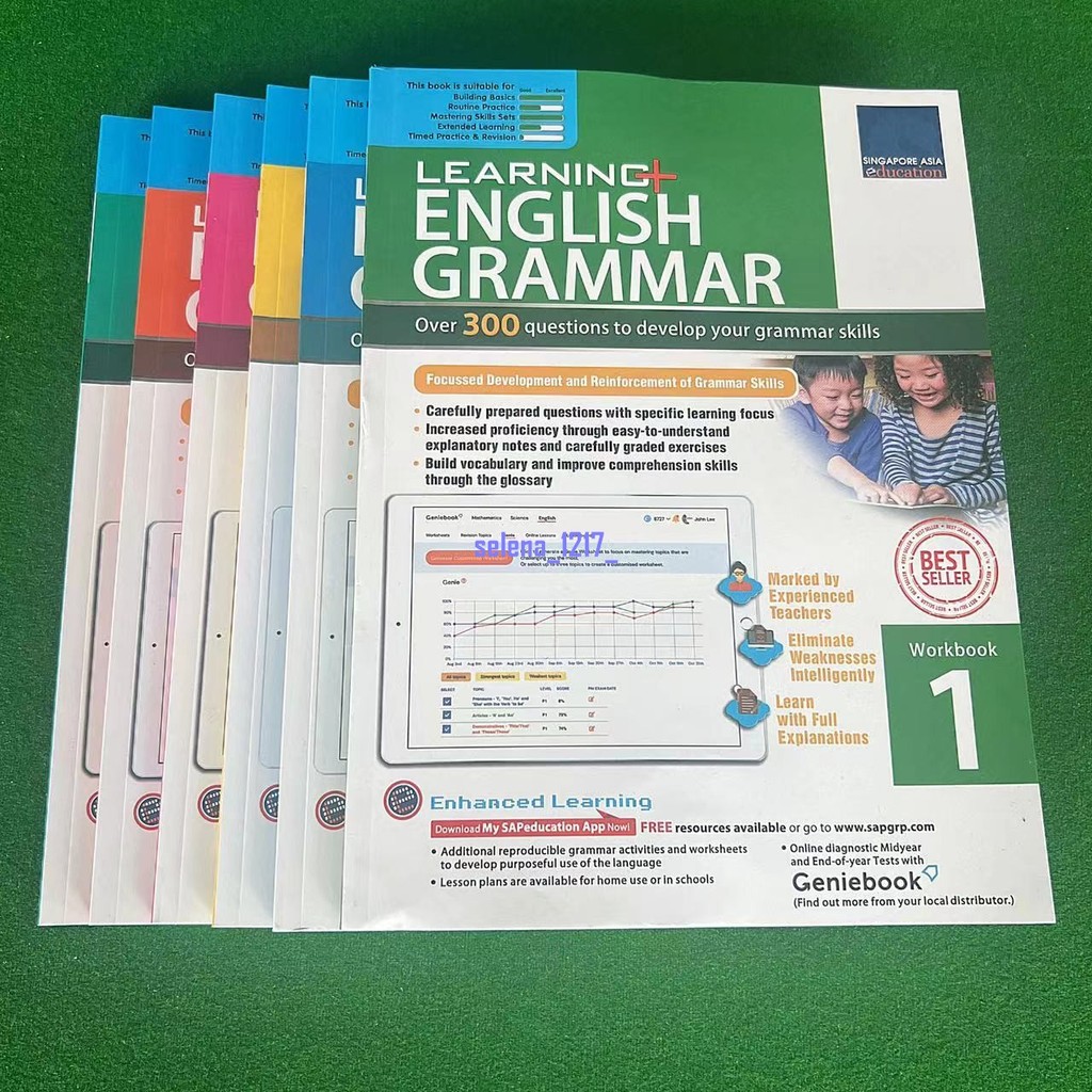 新加坡英語語法練習冊SAP Learning English Grammar小學英語教輔 世紀 | 蝦皮購物