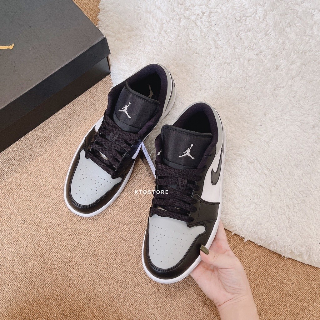 Air Jordan 1 Low"Shadow Toe" 黑灰 男553558 / gs 553560-052 | 蝦皮購物