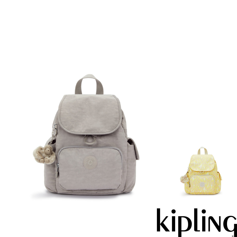 Kipling『猴子包』拉鍊掀蓋後背包-CITY PACK MINI(多款任選)SS25L3 | 蝦皮購物