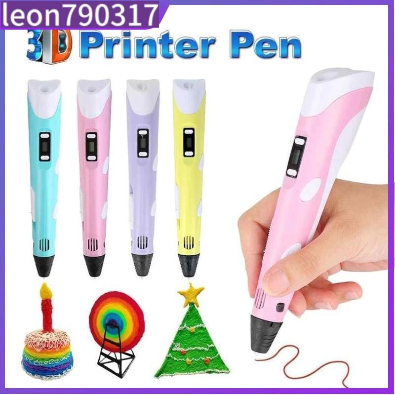 3D Printing Pen 2nd Generation Intelligent 3D Drawing Art Cr | 蝦皮購物