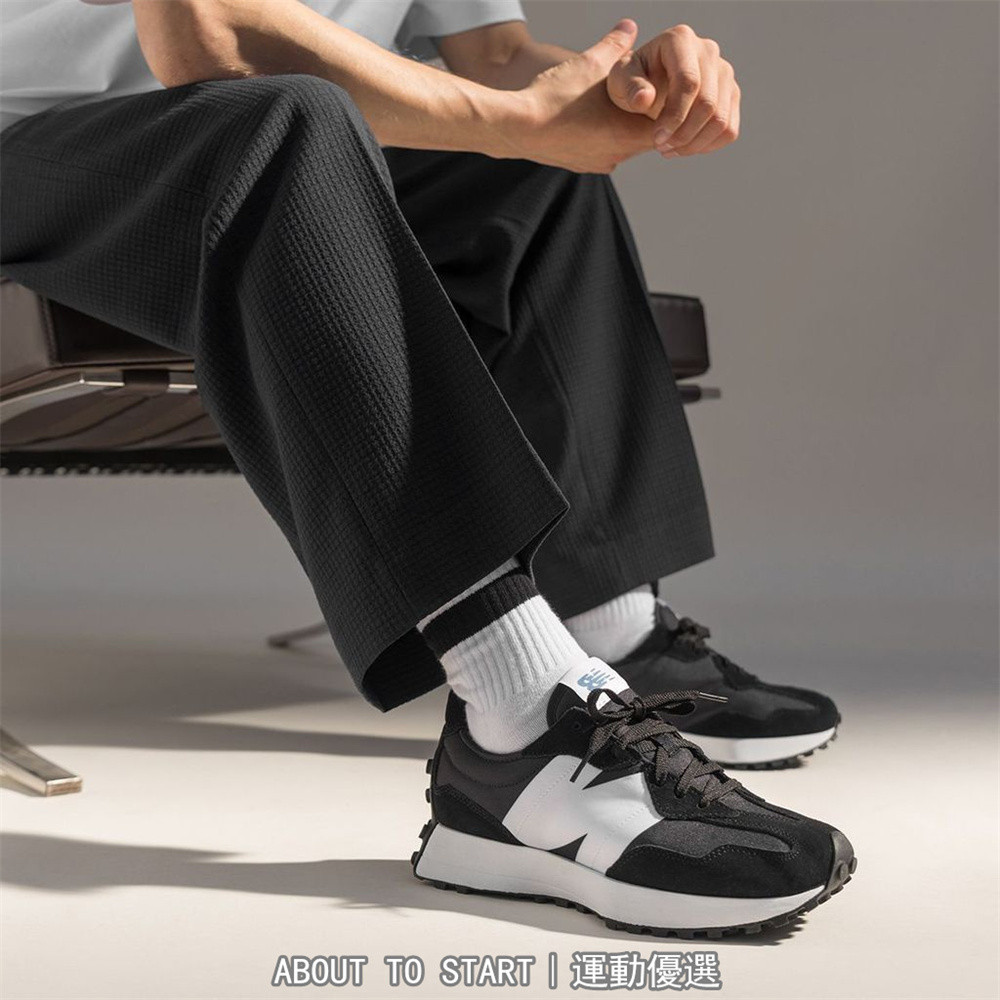 New Balance 327 NB327 黑白 男女 輕量 復古 慢跑鞋 MS327CPG | 蝦皮購物