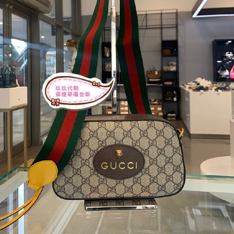 GUCCI 古馳 Tracolla Suprem 虎頭包 相機包 斜背包 476466 | 蝦皮購物