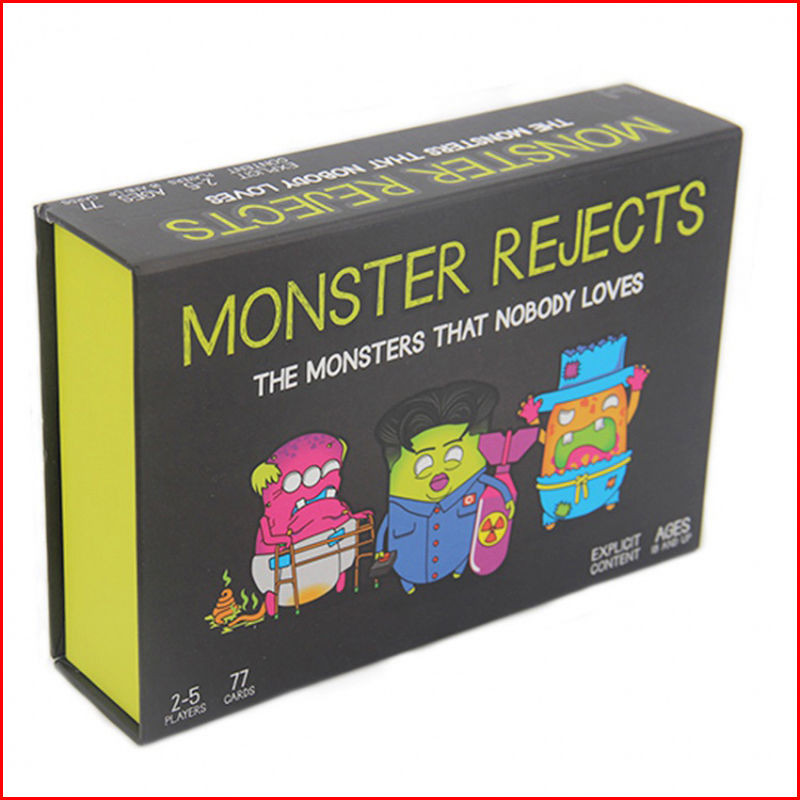 英文版 Monster Rejects Monster Misfits 怪物桌游卡牌游戲 | 蝦皮購物