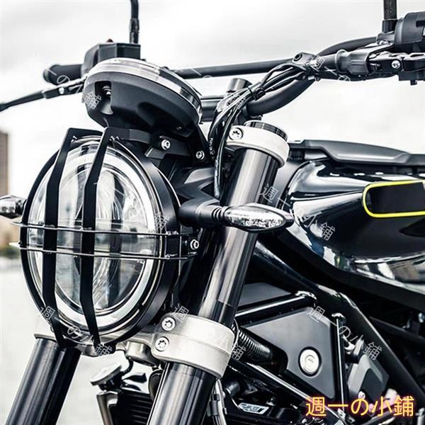 Husqvarna Svartpilen 401 250 2018-2022 的摩托車大燈頭燈護罩保護格柵 | 蝦皮購物