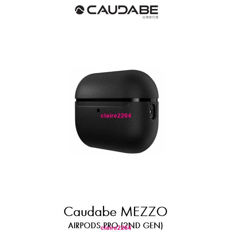 Caudabe MEZZO AirPods Pro 2 (二代)專用保護殼 (-C 充電埠相容) 極簡黑 | 蝦皮購物