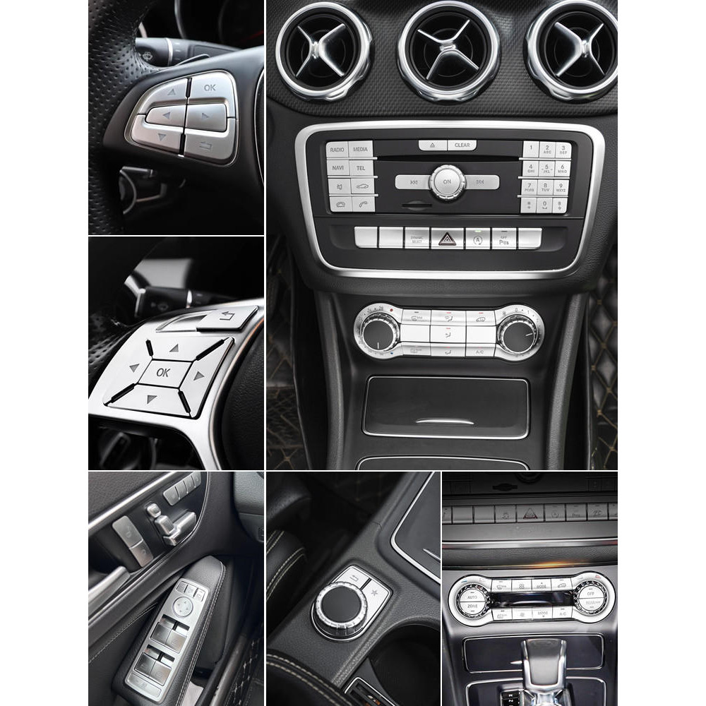 寶東 Benz 賓士 CLA GLA A180 W176 內飾 按鍵蓋 按鍵貼 B200 W246 CD面板 修復貼 改 | 蝦皮購物