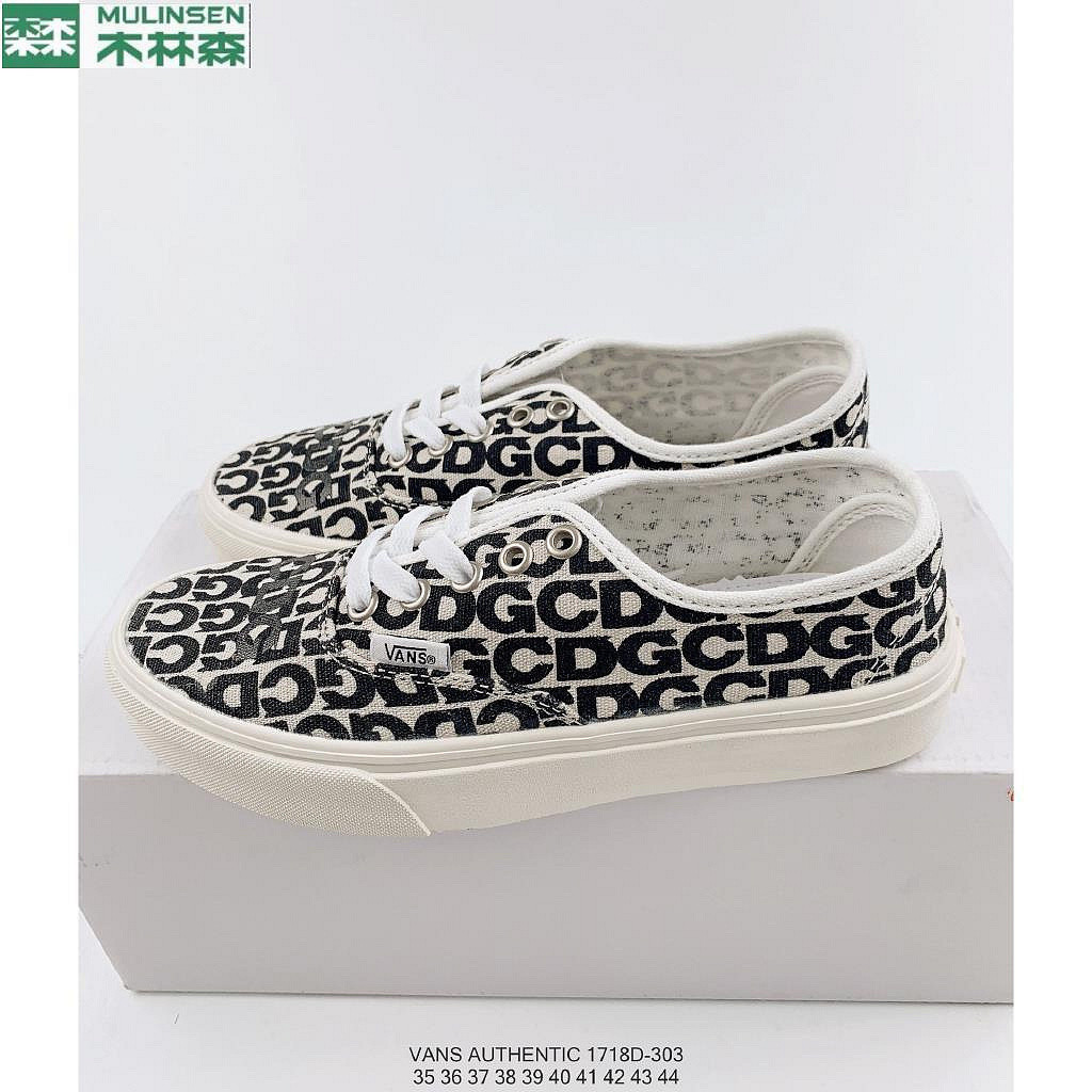 下殺 Comme des Garcons x Vans Authentic CDG Logo 萬斯聯名限定帆布鞋 | 蝦皮購物