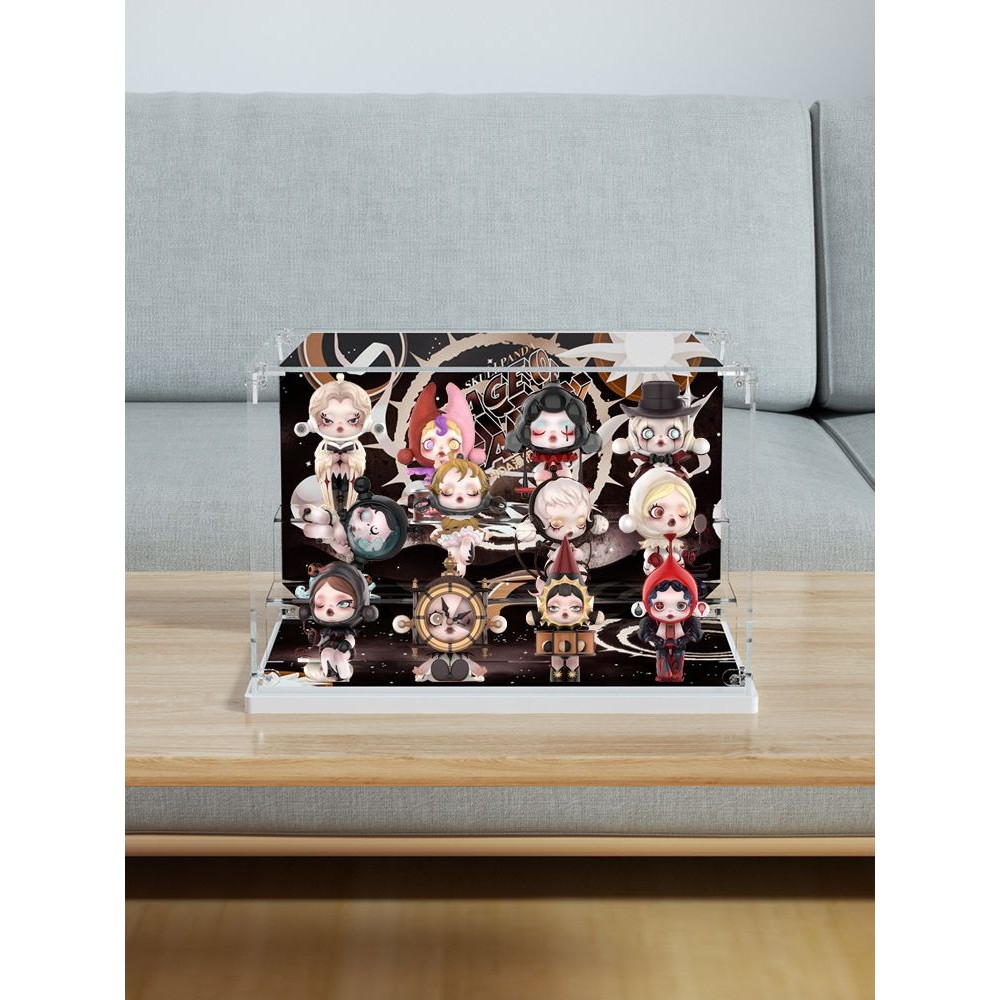 泡泡瑪特 展示盒 POPMART泡泡瑪特SKULLPANDA 漫相集系列盲盒亞克力收納展示盒P744 | 蝦皮購物