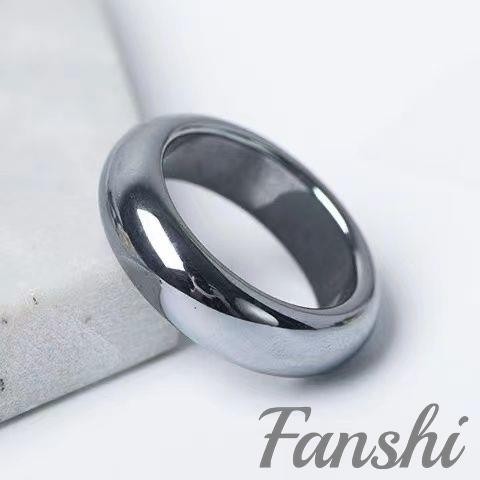 Fanshi戒指｜天然高檔太赫茲戒指切面鈦赫茲切割面指環 男生戒指 戒指男 男戒 尾戒 戒子 轉運戒指 指環 銀戒 | 蝦皮購物