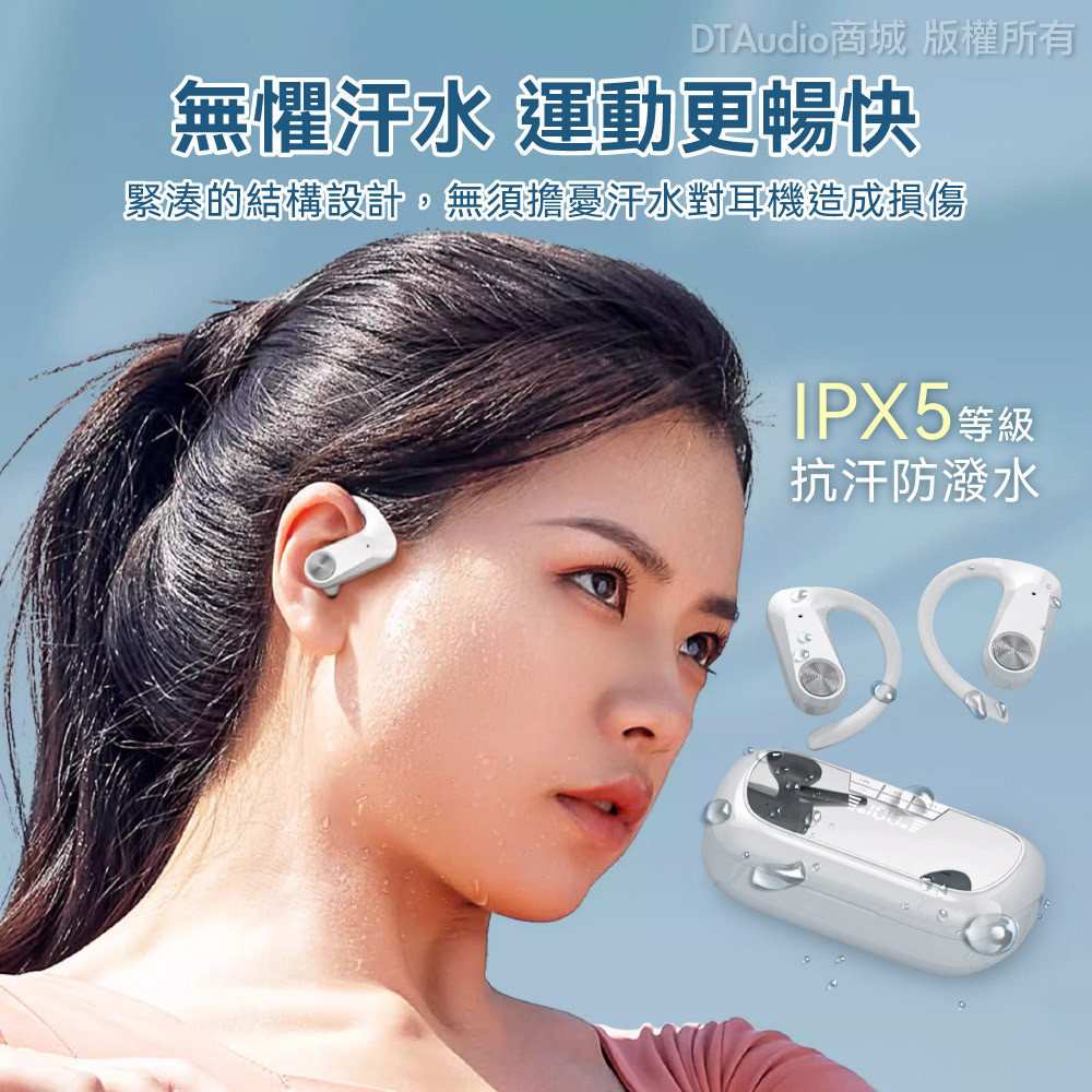 【蝦皮直營特選】DTAudio聆翔 耳掛式運動藍牙耳機 Q2S ENC通話降噪 運動 無線 耳機 藍芽 5.3 現貨 | 蝦皮購物