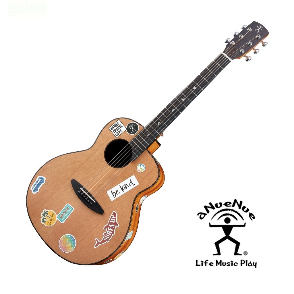 aNueNue MTL Bob Music Travel Love 聯名 41吋 面單 民謠吉他【黃石樂器】 | 蝦皮購物